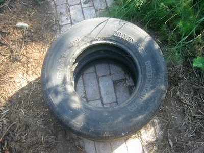 A Used Tire Compost Bin | Root Simple